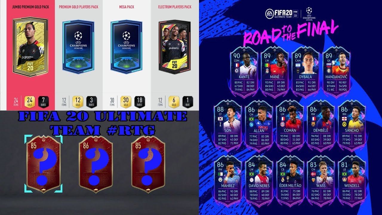 SUPER JUCATOR LA RED PICK! + PACK OPENING DE RTTF UCL | FIFA 20 ...