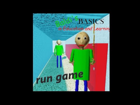 Roblox baldi basic run game trailer - YouTube
