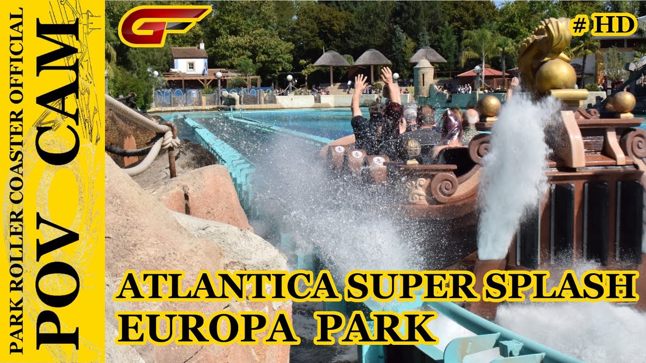Atlantica Super Splash - On Ride / POV CAM - Europa Park - YouTube