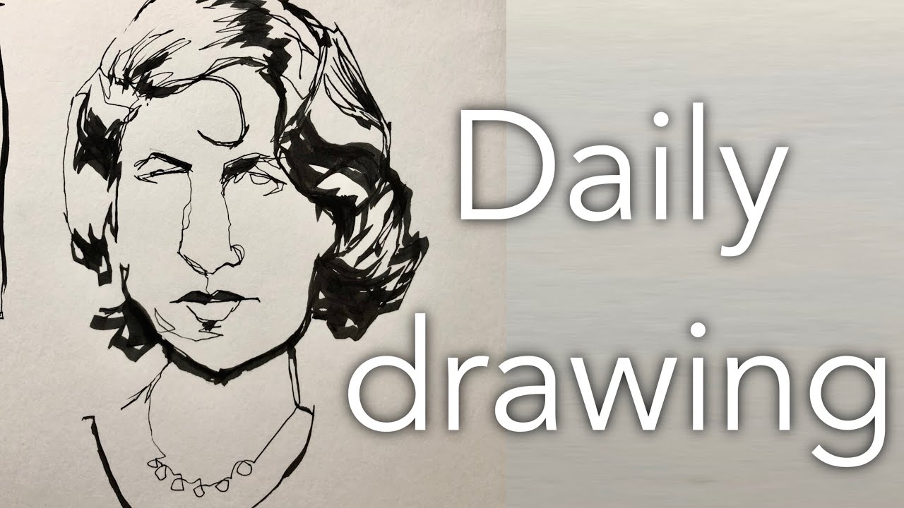 Daily Drawing Practice - 5 minute sketch - YouTube