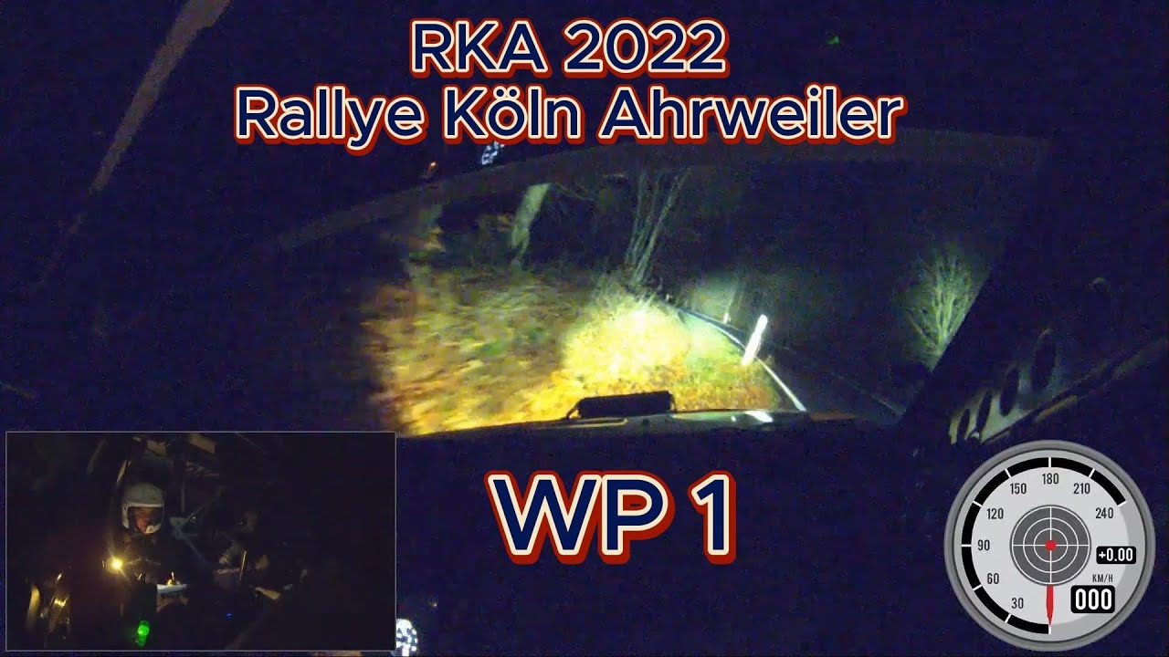 Rallye Köln Ahrweiler RKA 2022 - L. Klaus / P. Raabe, Evo X, WP1, mit ...