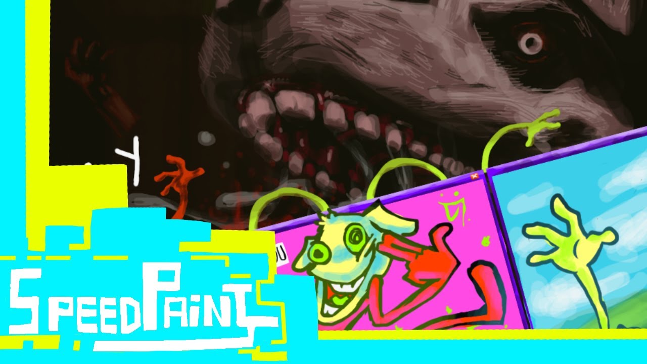 fnf STEP RIGHT UP: ADVENTURE ISLE smile dog // speedpaint - YouTube