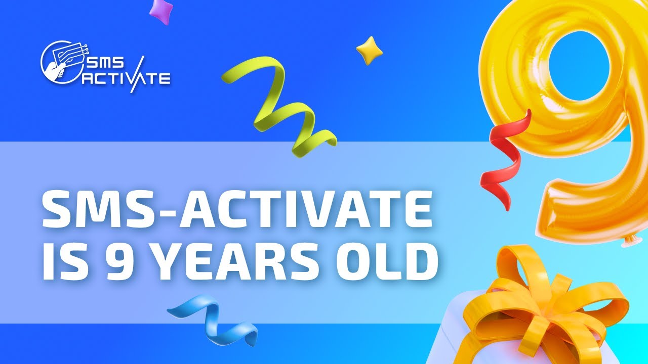 SMS-ACTIVATE BIRTHDAY | 9 YEARS OF SMS-ACTIVATE SERVICE - YouTube