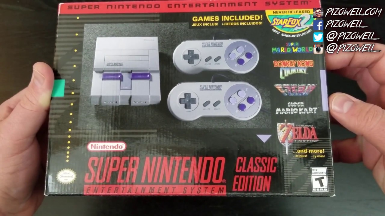 Super Nintendo Classic Edition (SNES Classic) Unboxing - YouTube