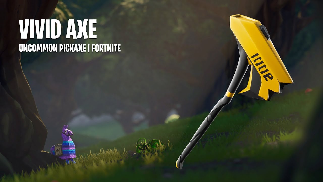 Vivid Axe | Uncommon Pickaxe | Fortnite - YouTube
