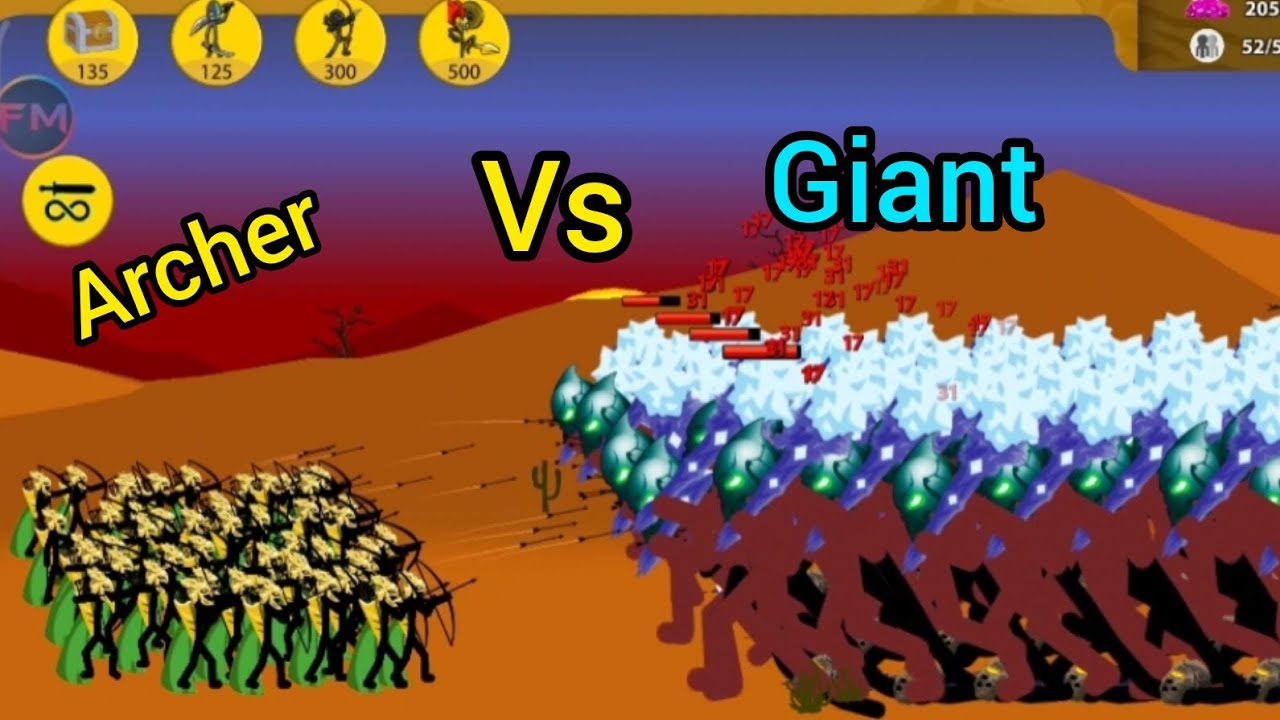 Archer Vs Giant||stick war legacy||999+||apkmoods - YouTube