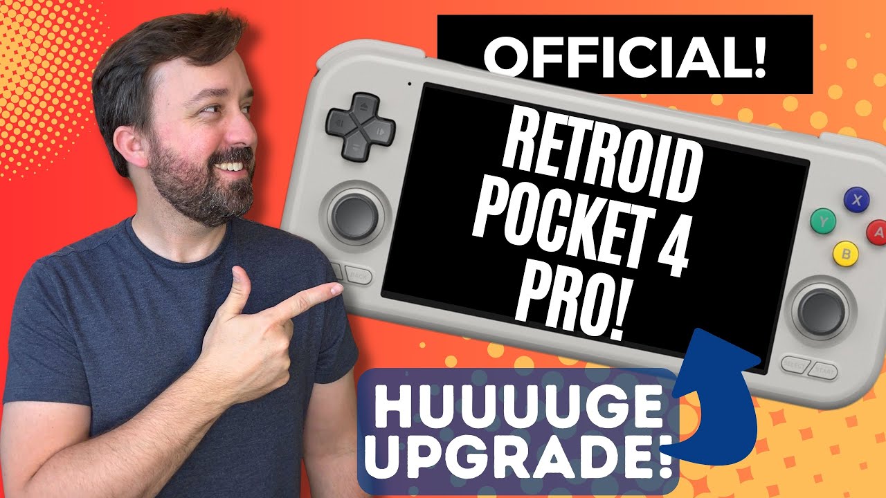 🎮 Retroid Pocket 4 PRO Announcement! Next Level Retro Gaming! 🕹️ - YouTube