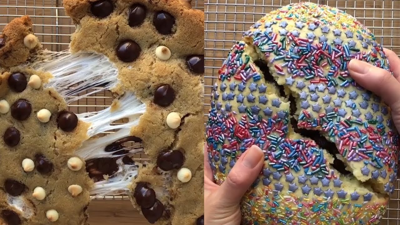 Giant Stuffed Cookies Take Desserts To The Next Level - YouTube