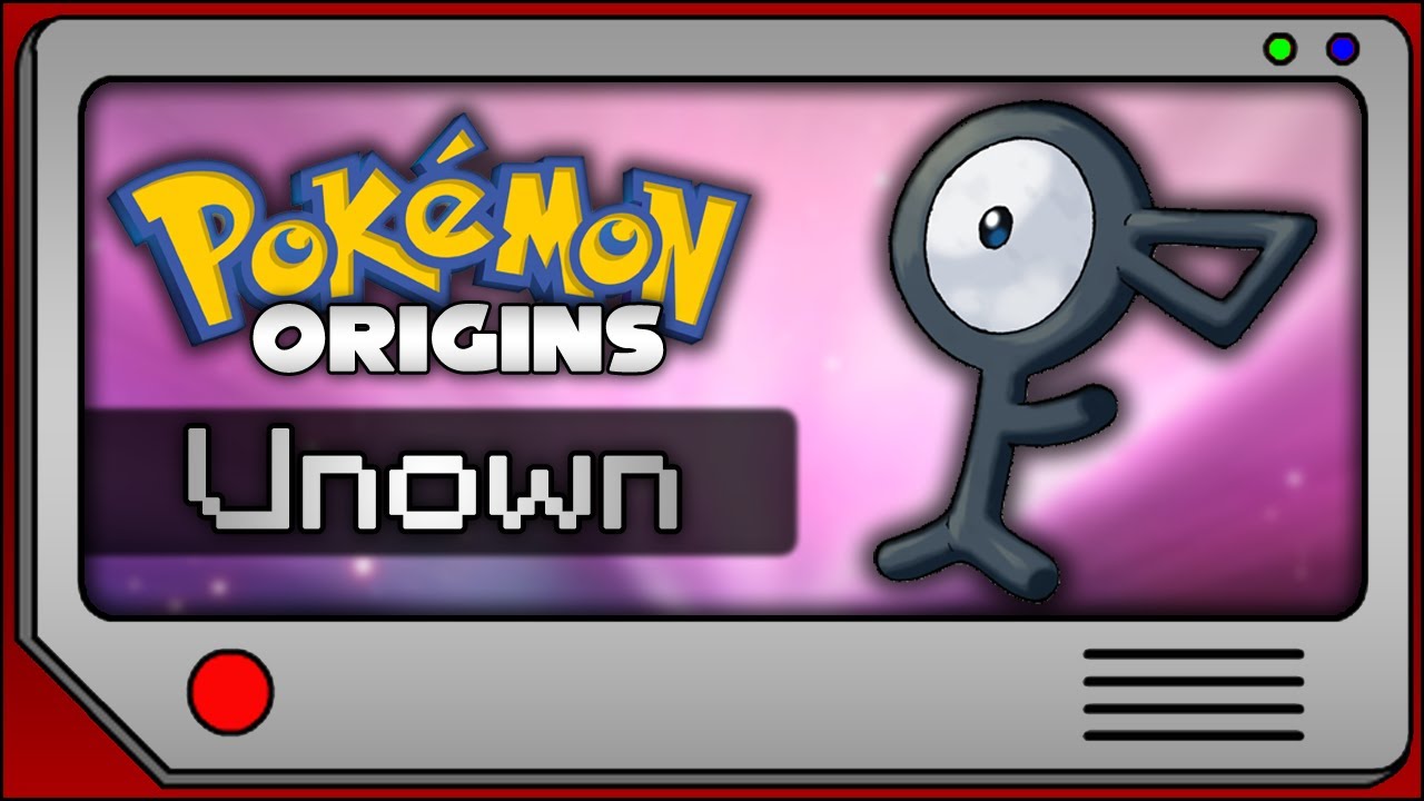 Pokemon Origins - Unown - YouTube