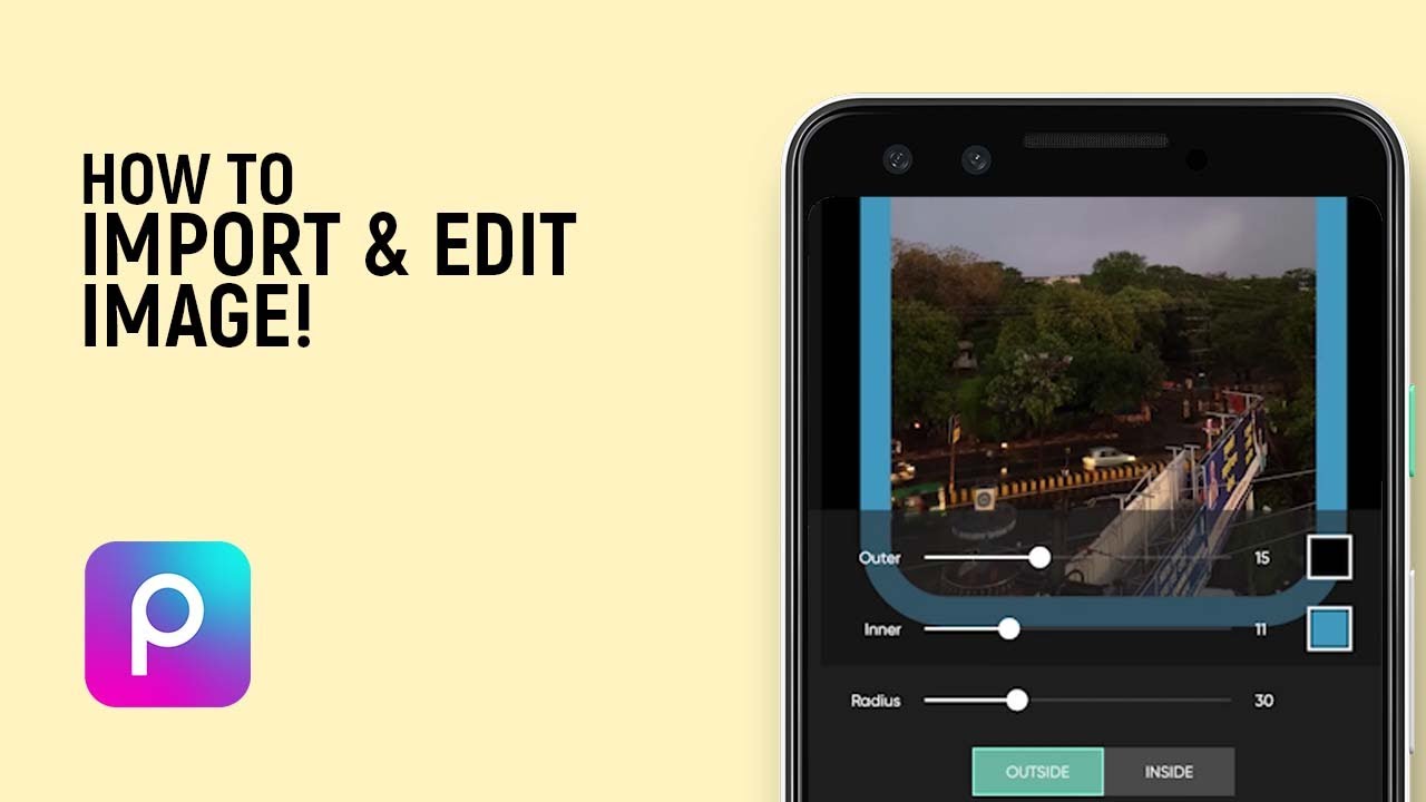 How to Import a Picture and Edit in Picsart [EASY] - YouTube