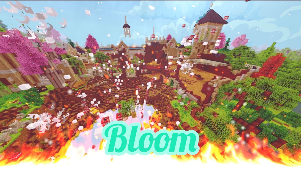 DESTROYING Minecraft Bloom Map - YouTube