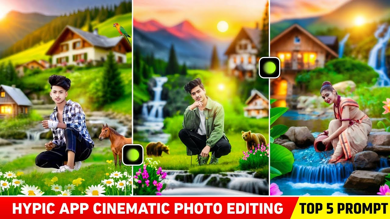 Hypic cinematic photo editing prompt | Hypic app background change ...
