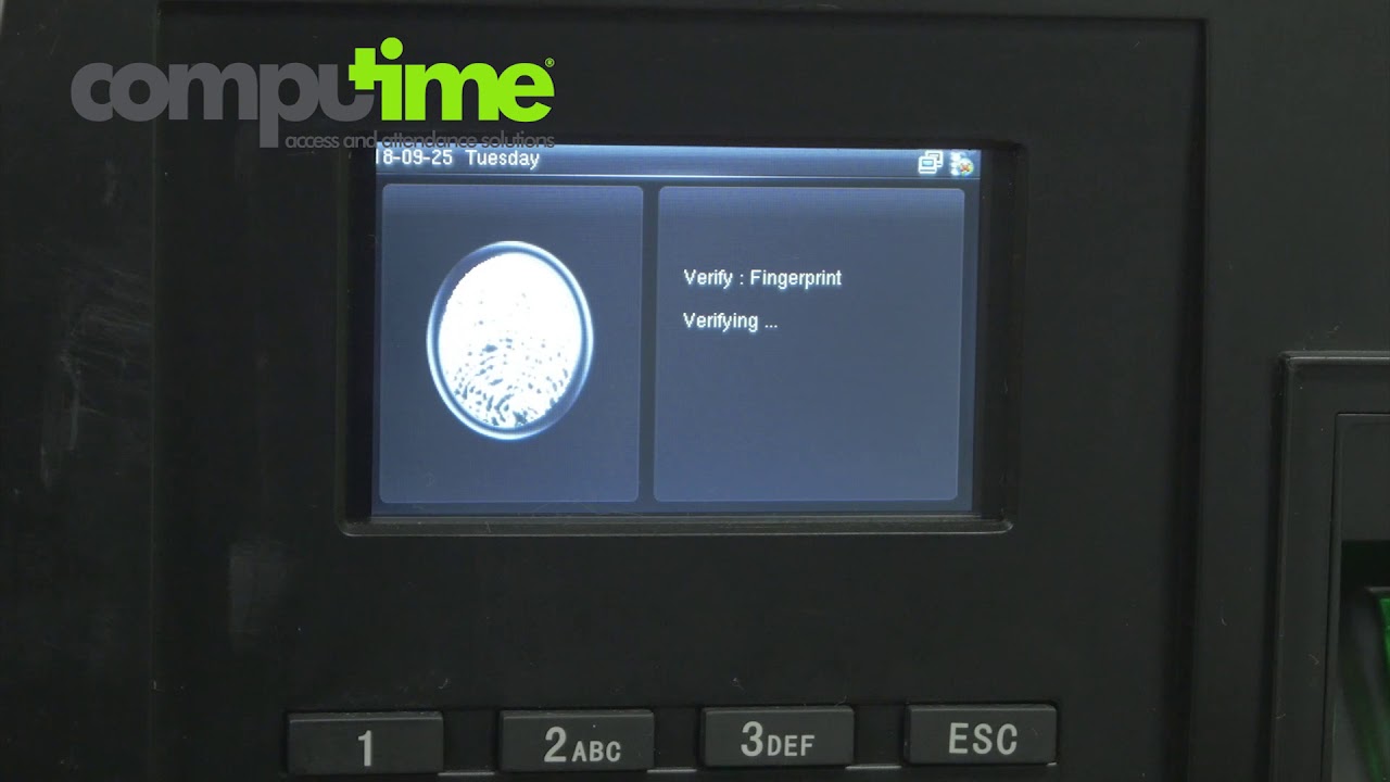 Biometric Fingerprint Clocking-In System - YouTube