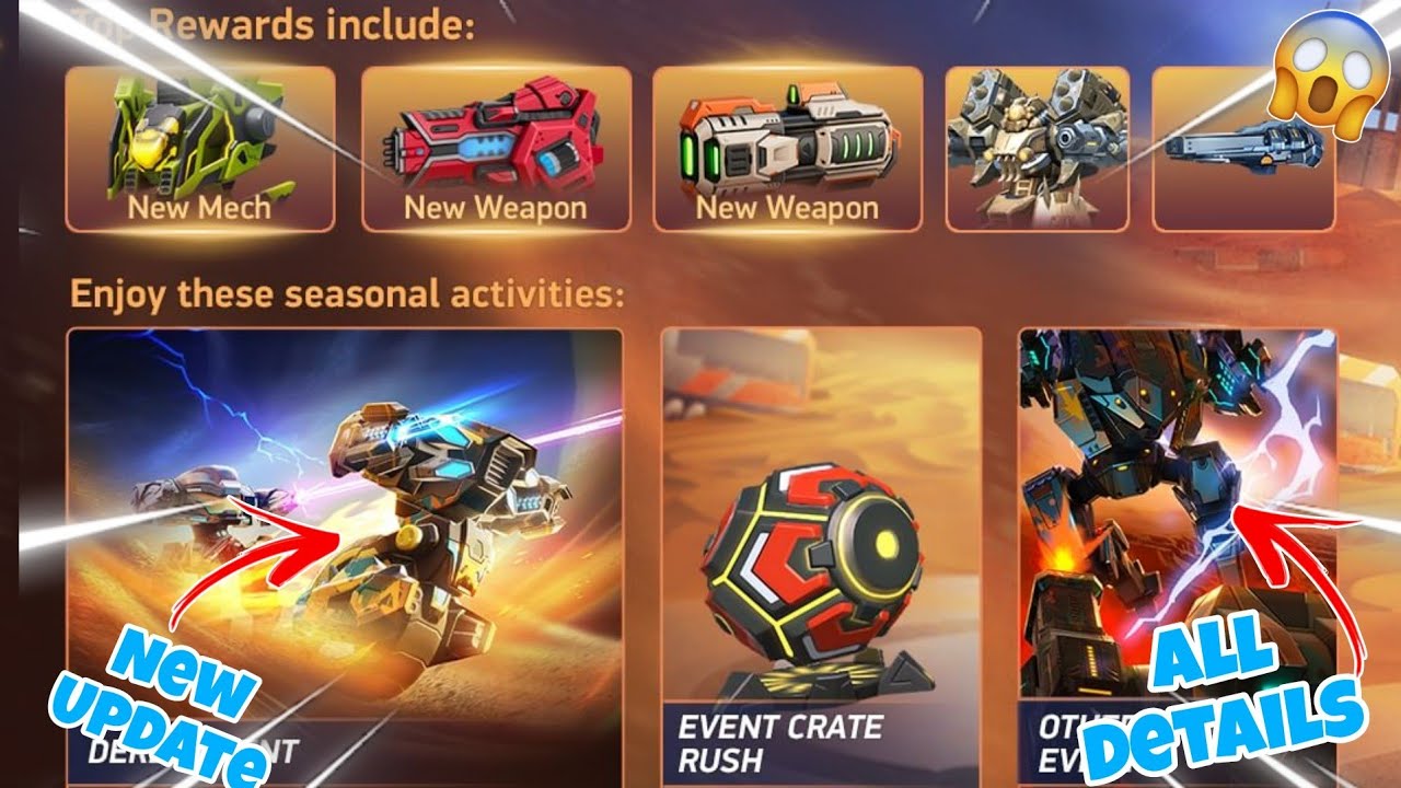 Unveiling the Future: New Mechs and Weapons in Mech Arena 🔥!" - YouTube