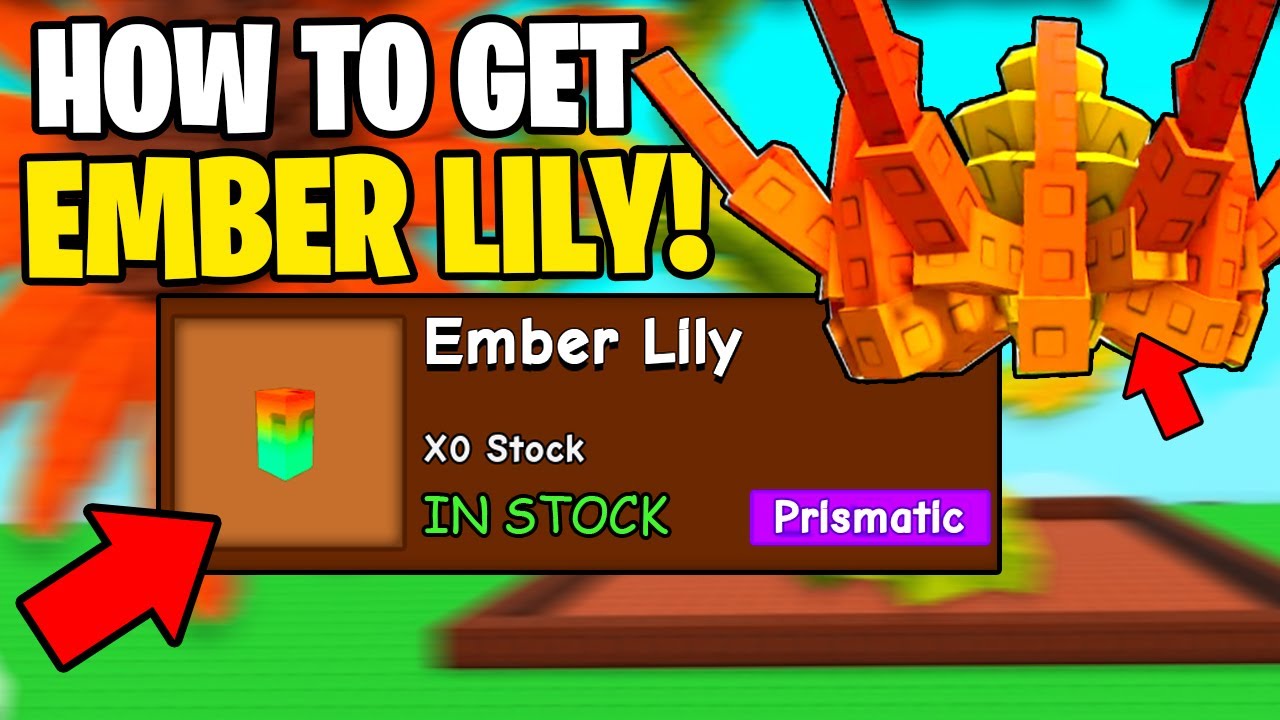 HOW TO GET EMBER LILY IN GROW A GARDEN FOR FREE?! ROBLOX GROW A GARDEN ...