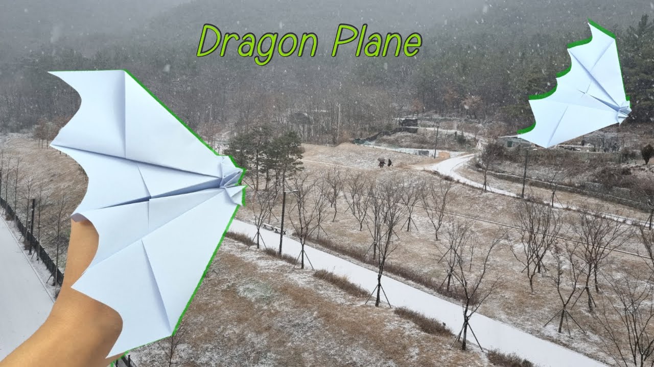 Easy Paper Dragon Plane, Simple Craft & Super Flying Plane - YouTube