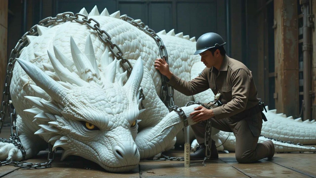 Sent to Deliver Tools, He Discovered a Dying Alien Dragon Bound in ...