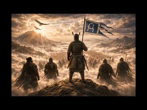 Üze Kök Teŋri Destansı Göktürk Marşı 3.1 𐰇𐰔𐰀:𐰚𐰇𐰚:𐱅𐰭𐰼𐰃