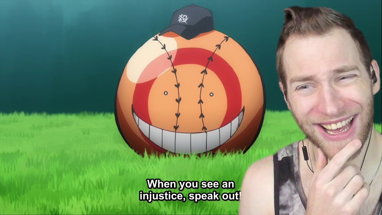 HE IS A BASEBALL NOW?! Reacting to Assassination Classroom S1 Ep.12 ...
