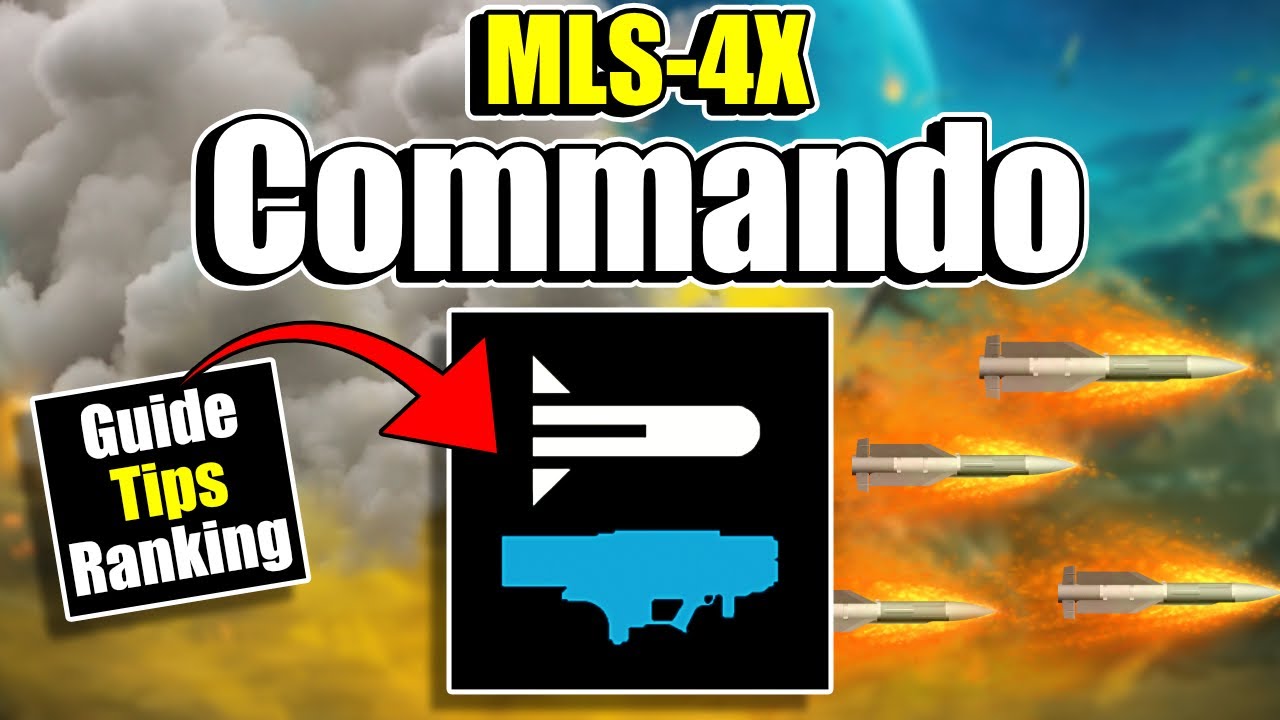 The “Arnold Launcher” has arrived to Helldivers 2 | MLS-4X Commando Guide, Tips & Ranking - YouTube