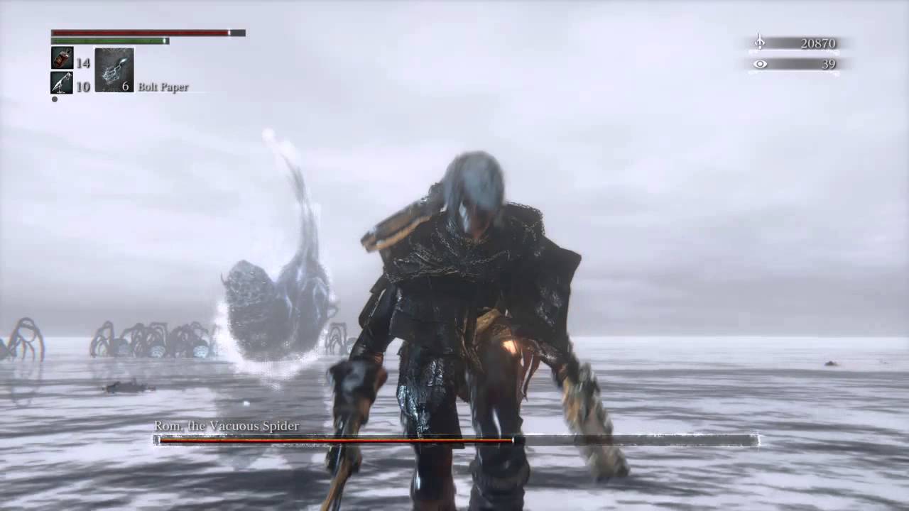 Bloodborne™: Rom the bossy cute spider - YouTube
