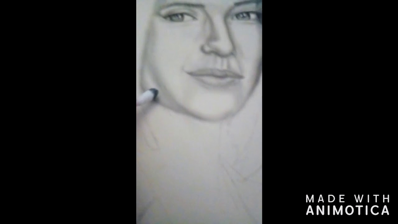 Alex Danvers/ chyler leigh speed drawing - YouTube