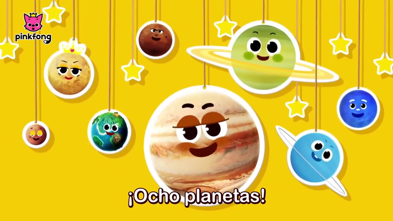 Ocho Planetas Planetas El Sistema Solar Pinkfong Canciones Infantiles ...