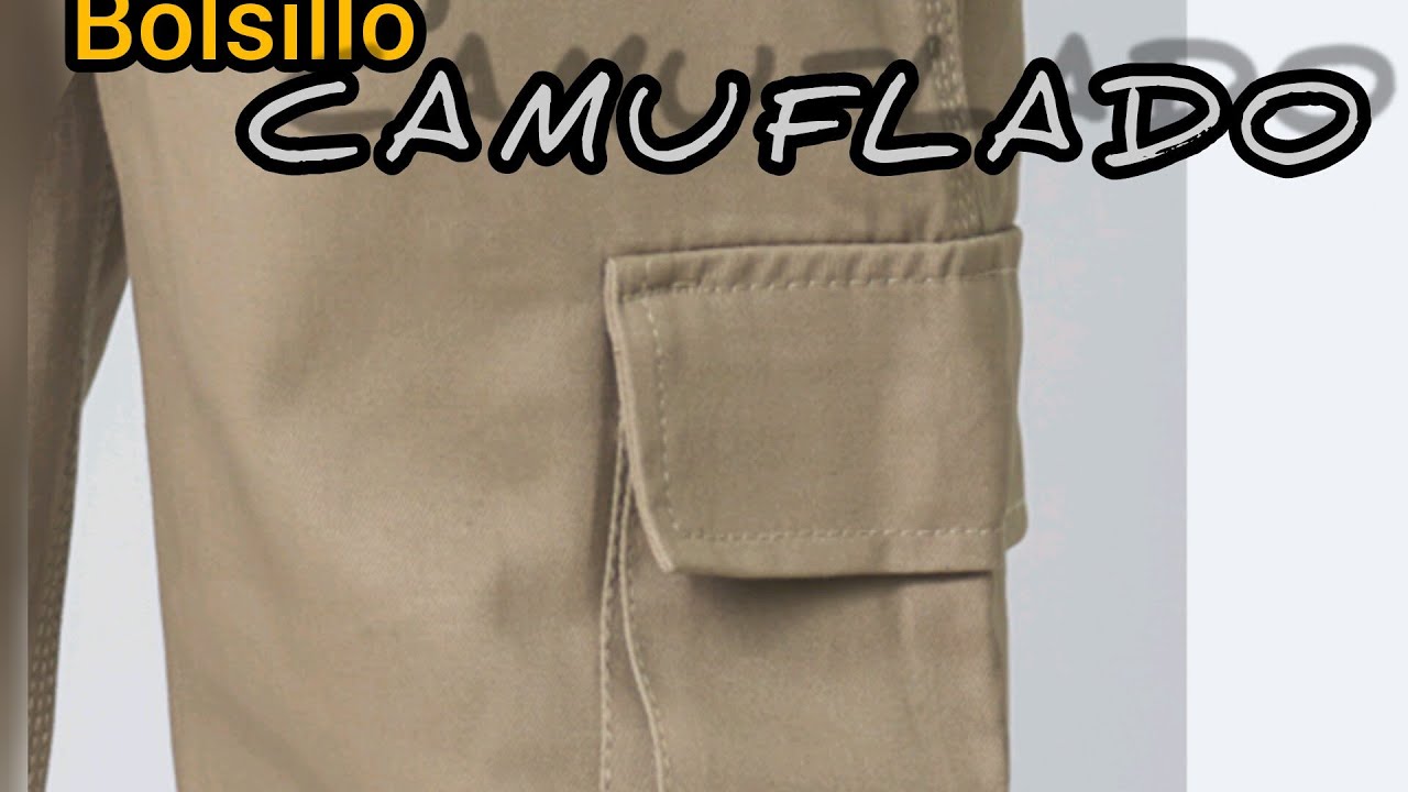 👉COMO HACER BOLSILLO CARGO O CAMUFLADO MUY FACIL👈 - YouTube