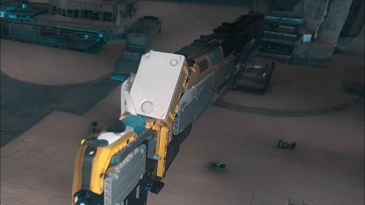 LEGO Futuristic AR (fully automated brick shooter) - YouTube