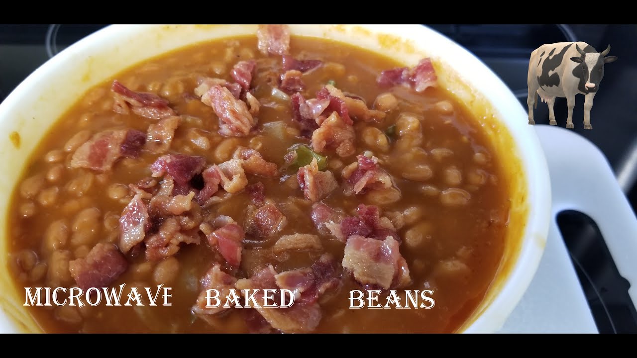 Baked Beans - How to Make #bakedbeans in the Microwave - YouTube