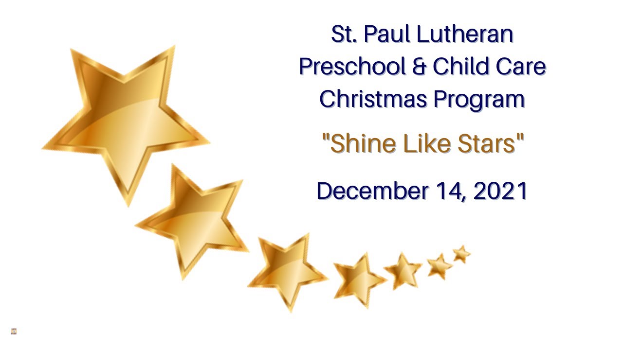 Dec 14 Preschool Christmas Program - YouTube