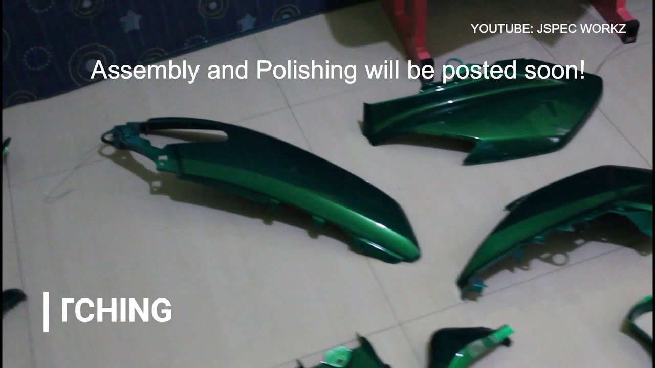 Painting Yamaha Nmax color Green - YouTube