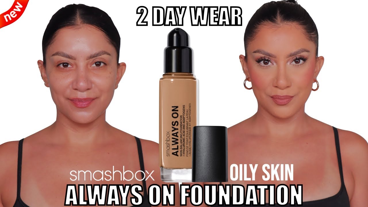 2 DAY WEAR *new* SMASHBOX ALWAYS ON SKIN BALANCING FOUNDATION *oily skin*| MagdalineJanet - YouTube