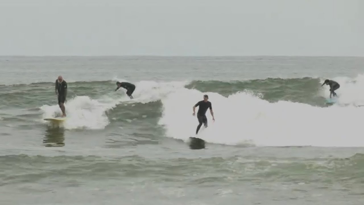 Surfing at Old Man’s San Onofre State Beach - YouTube
