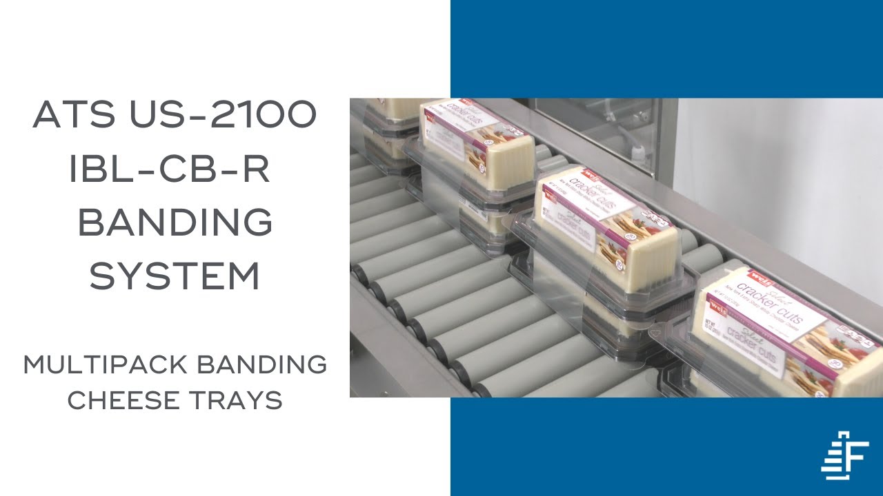 Multipack Banding Cheese Trays ATS US-2100 IBL-CB-R Automated Banding ...