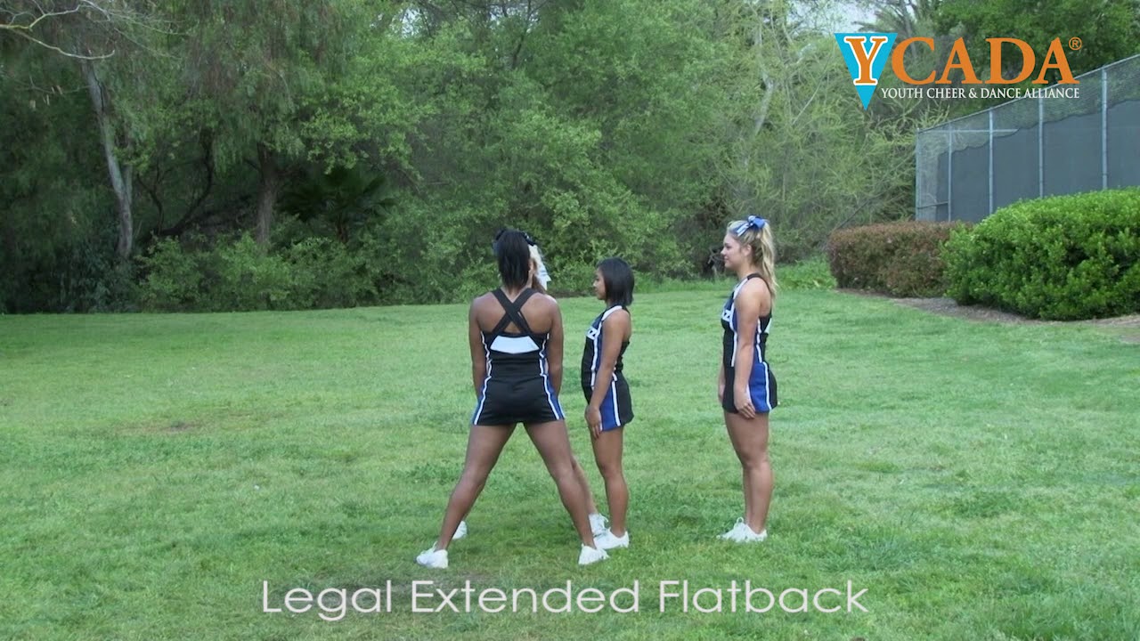 YCADA Cheer - Glossary - Flatback - YouTube