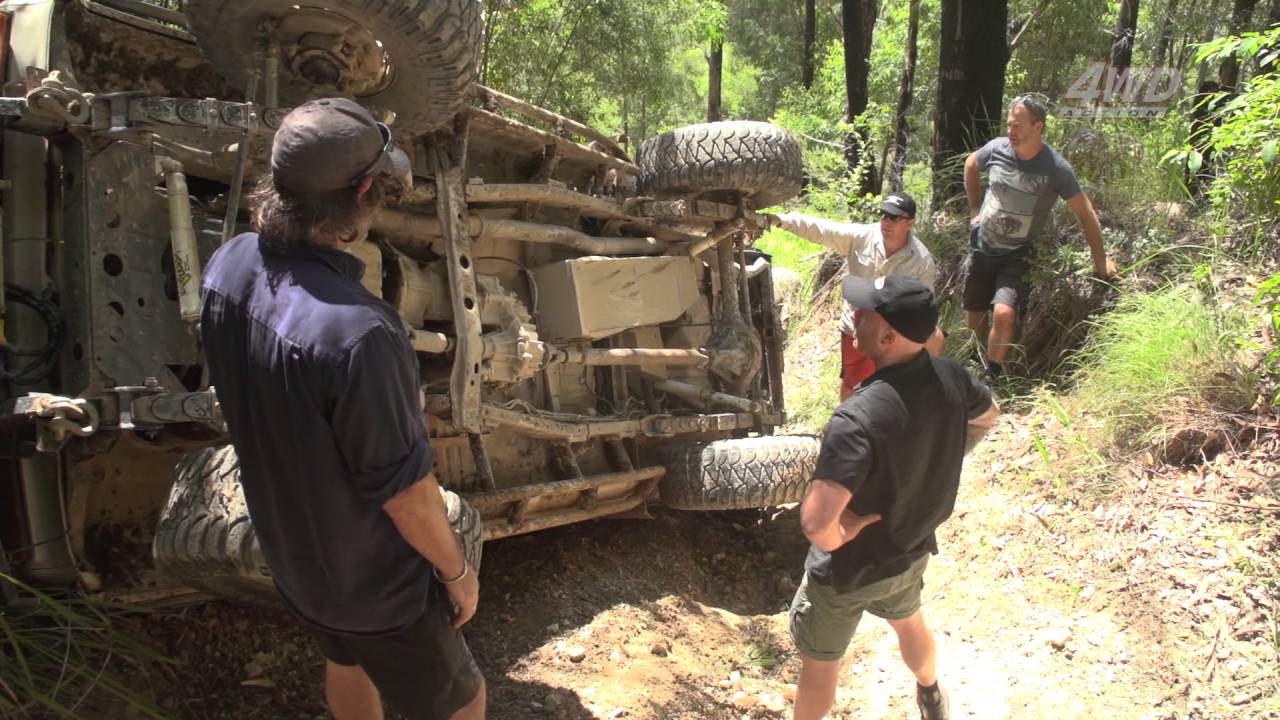 4WD Action Rollover! Part 1 - This is the stuff of nightmares! - YouTube