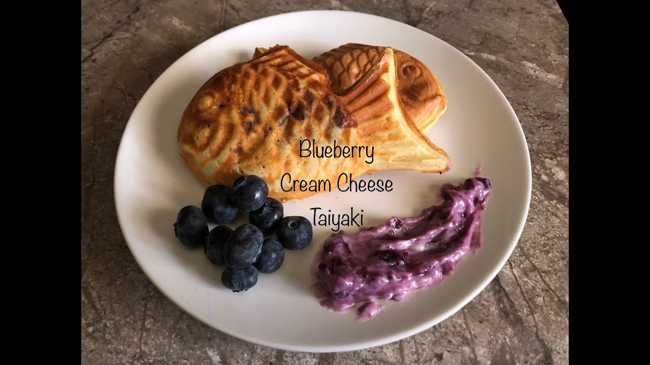 How to Make Blueberry Cream Cheese Taiyaki - YouTube