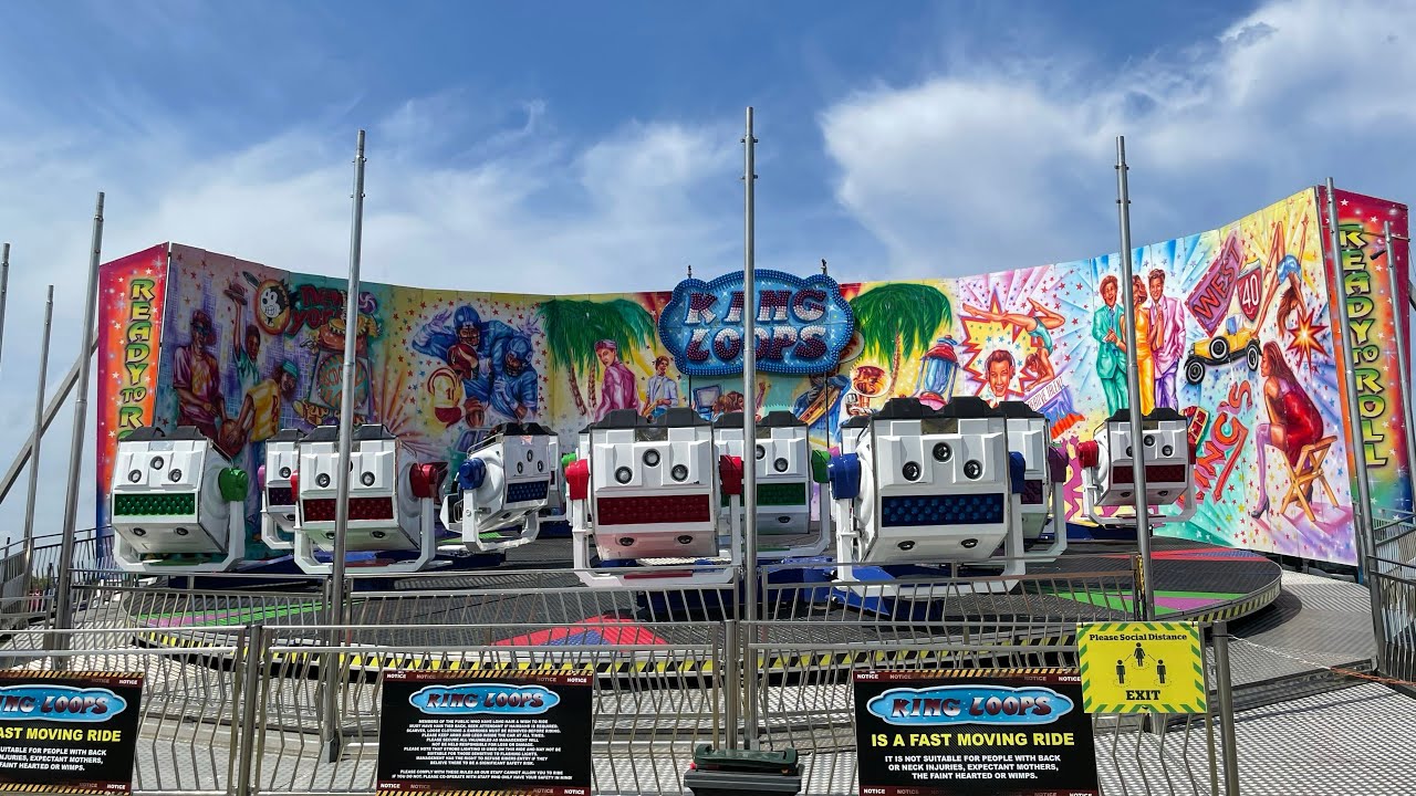 King Loops (Sheridan Wesley) On Ride Funderworld Norwich 2021 - YouTube