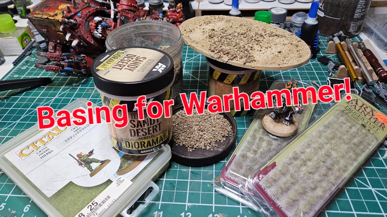All about dat BASE! Basing for Warhammer and some products, techniques ...