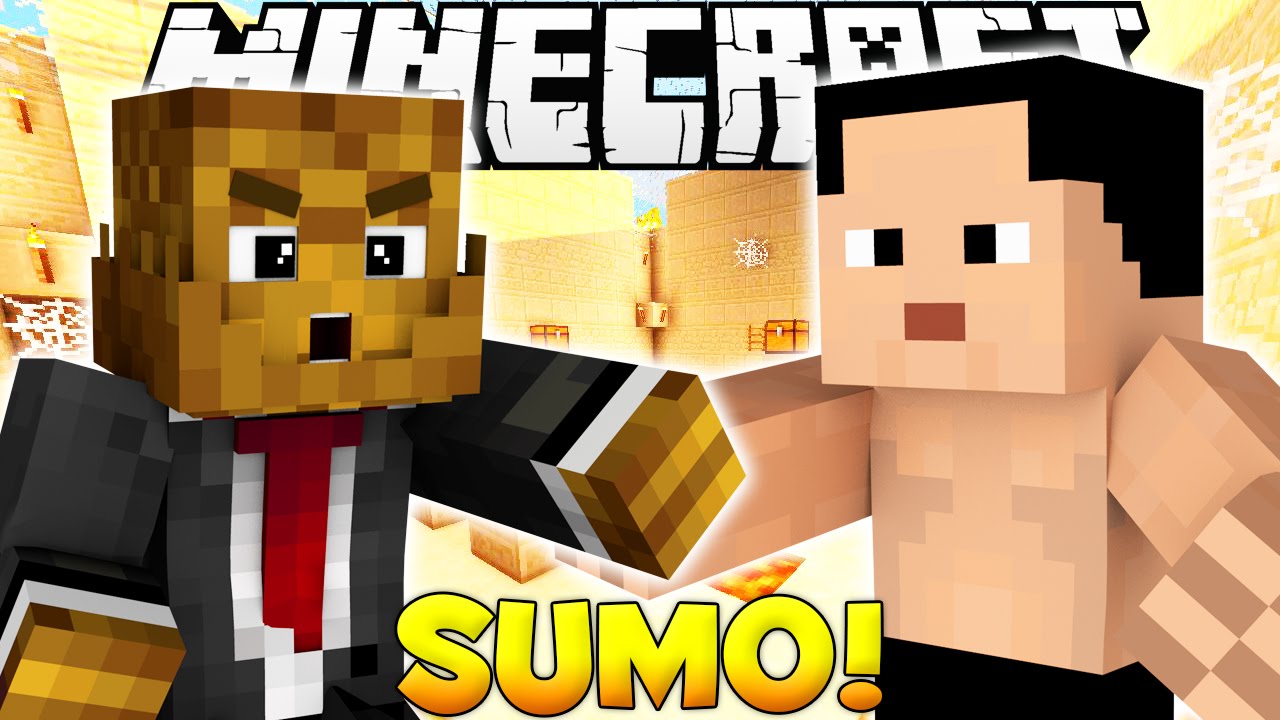 Minecraft Sumo Wrestler Smackdown | JeromeASF - YouTube
