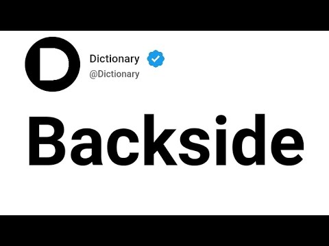 Backside Meaning In English - YouTube