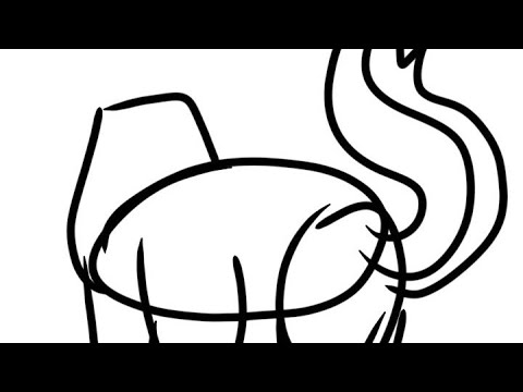 How to draw a cat body base! - YouTube