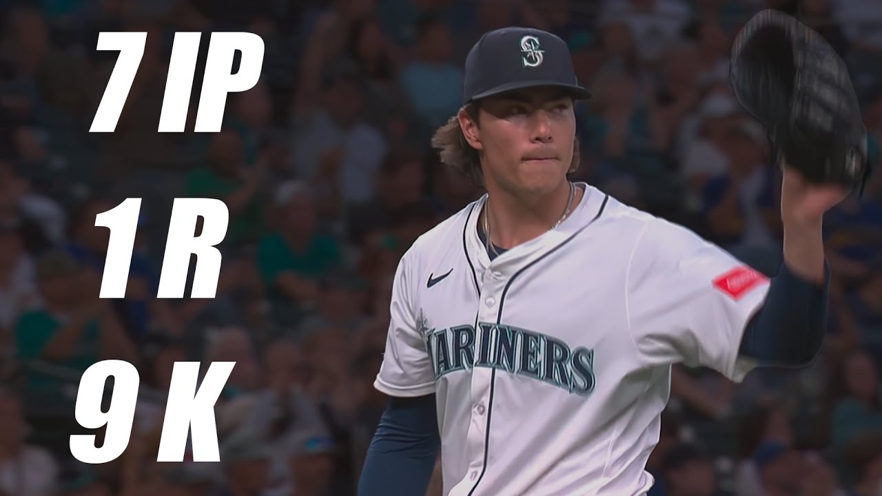 Bryan Woo Strikes Out 9 over 7 Strong Innings vs White Sox - YouTube