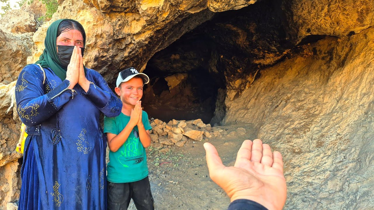 unbelievable shelter in a cave after 4 years of homelessness - YouTube