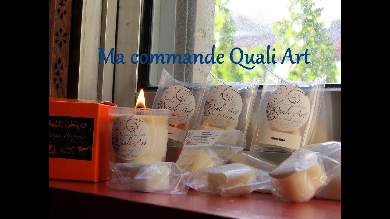 Ma commande Quali Art / Bougies - YouTube