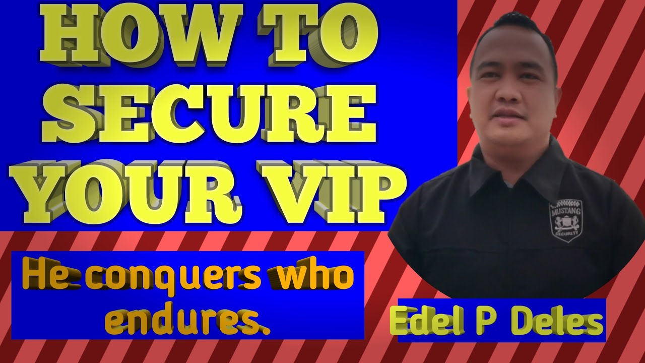 How to Secure your VIP Mustang Security Training Academy - YouTube