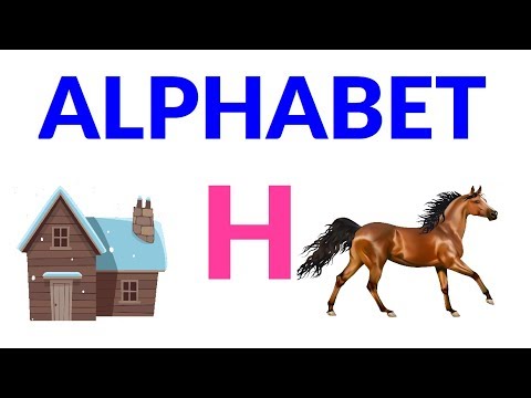 Learning Alphabet H......H for HORSE..... H for HOUSE...H for HIPPO ...
