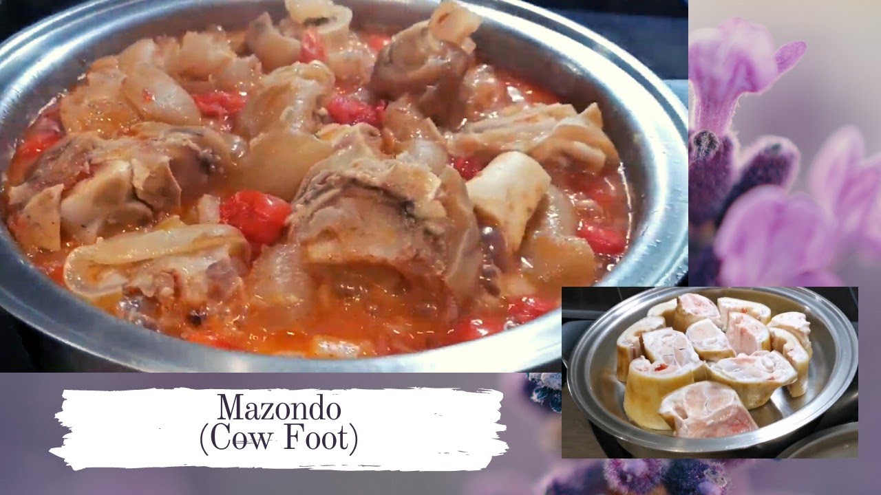 The Quickest Way To Cook COW FEET Stew | Mazondo ne Sadza | Simba's ...