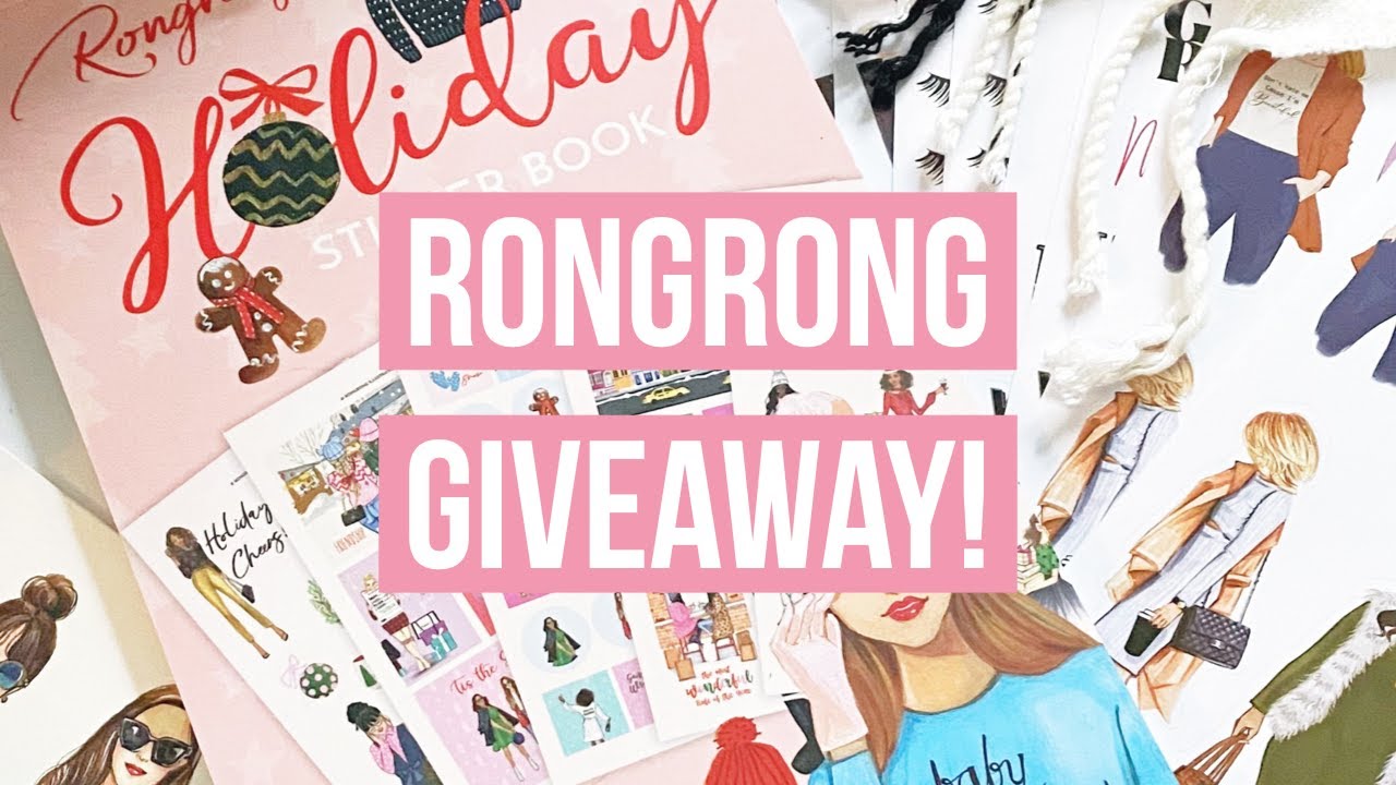 GIVEAWAY! NEW Rongrong Holiday Sticker Book and Pretty Girl Rock ...
